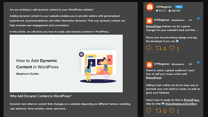 How to Add Twitter Share and Retweet Button in WordPress