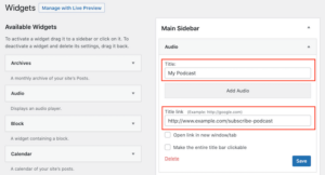 How to Add a Link to Widget Titles in WordPress