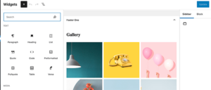 How to Display WordPress Widgets in Columns