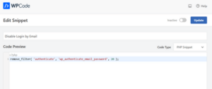 How to Disable Login With Email Address Feature in WordPress