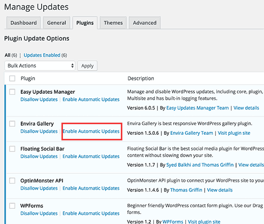 How To Better Manage Automatic Wordpress Updates 2640