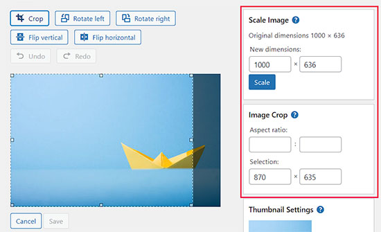 How to Do Basic Image Editing in WordPress (Crop, Rotate, Scale, Flip)