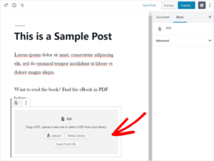 How to Embed PDF, Spreadsheet, and others in WordPress Blog Posts