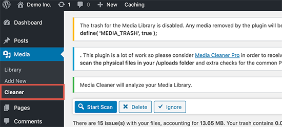 Figyelj k F H sn Bulk Delete Media Wordpress Plugin Pegs Korm nyozni k l