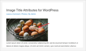 How to Easily Add Title Attribute to Images in WordPress