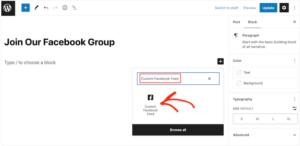 How to Embed a Facebook Group Feed in WordPress