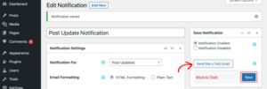 How to Get Email Notification for Post Changes in WordPress
