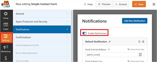 How to Send Confirmation Emails After WordPress Form Submission