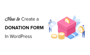 How to Create a Nonprofit Donation Form in WordPress